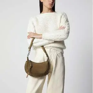 Isabel Marant Étoile Oskan Moon Shoulder Bag - Brown