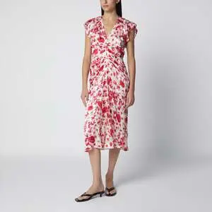 Isabel Marant Étoile Printed Silk Dévoré Georgette Dress - Multicolor