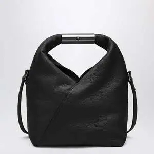 MAISON MARGIELA Japanese Bag Jewel Handle Classic In Calf Leather - Black