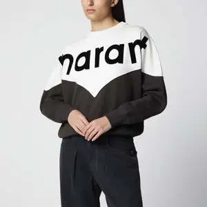 Isabel Marant Étoile Houston Sweatshirt In Cotton With Logo - Black