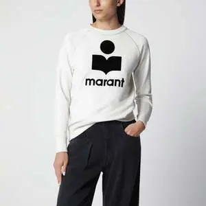 Isabel Marant Étoile Millyny Cotton Sweatshirt With Logo - White