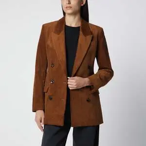 Isabel Marant Étoile Caramel Double-breasted Corduroy Jacket
