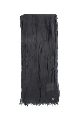 ANN DEMEULEMEESTER Jara Wrinkled Scarf - Black