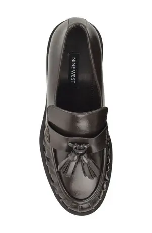 Nine West Gersen Tassel Loafer - Dark Brown