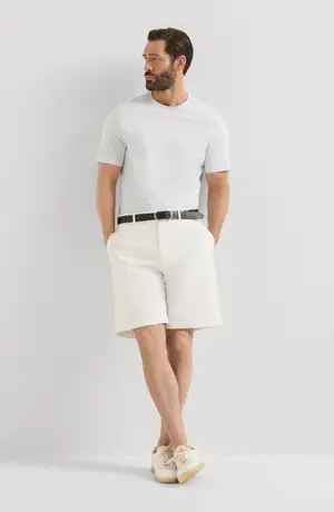 Brunello Cucinelli Twisted Cotton Gabardine Bermuda Shorts