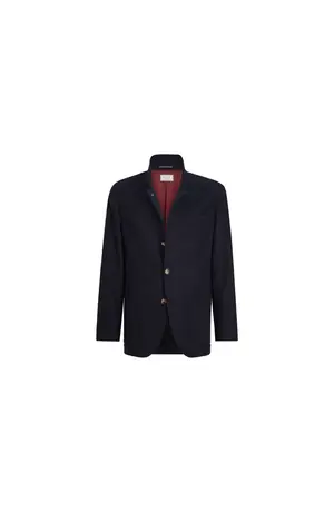 Brunello Cucinelli Lightweight Water-resistant Cashmere Blazer - Navy Blue