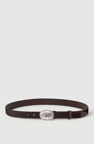 Brunello Cucinelli Textured Belts For Men