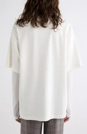 Acne Studios Edra Embroidered T-shirt