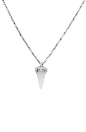 ALLSAINTS Quartz Spike Pendant Necklace