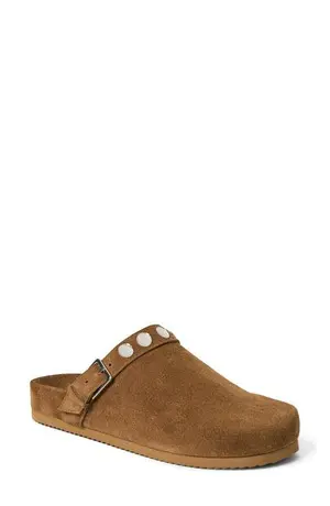 Paige Weaver Studded Clogs - Chestnut