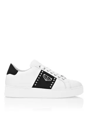 Philipp Plein Hexagon Luxe Low-top Sneakers - White/black
