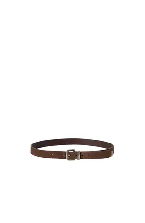 Brunello Cucinelli Reversed Leather Belt