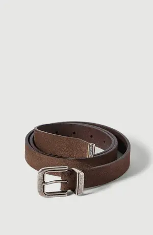 Brunello Cucinelli Reversed Leather Belt
