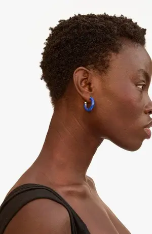 Clare V. Le Tube Hoop Earrings