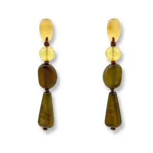 MICHAEL NASH JEWELRY Rachel Drop Earrings - Green