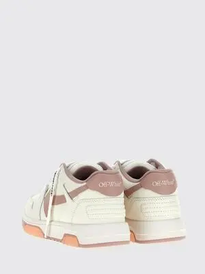 Off-White Leather Sneakers - Pink
