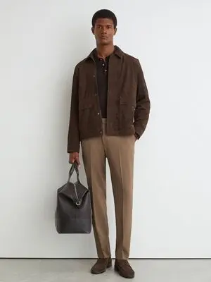 REISS Found Slim-fit Stretch Drawstring Trousers