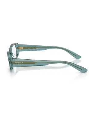 VOGUE EYEWEAR Pillow Eyeglasses - Transparent Blue