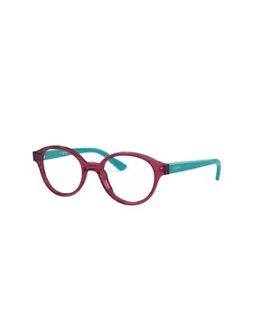 VOGUE EYEWEAR Child Oval Eyeglasses - Transparent Red