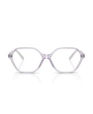 VOGUE EYEWEAR Irregular Shape Full Rim Eyeglasses - Transparent Violet
