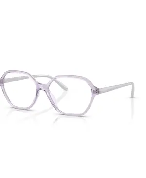 VOGUE EYEWEAR Irregular Shape Full Rim Eyeglasses - Transparent Violet