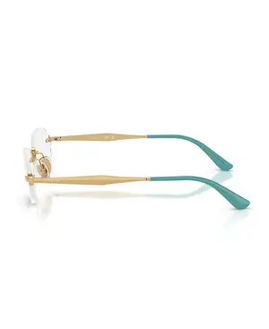 VOGUE EYEWEAR Oval Rimless Eyeglasses