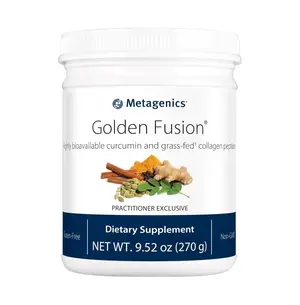 METAGENICS Golden Fusion Curqfen Curcumin With Grass-fed Collagen Peptides - No Color