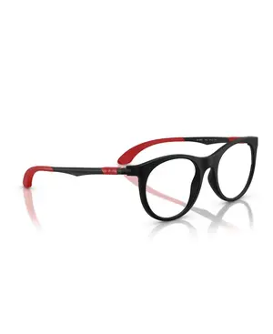 Ray-ban Child Full Rim Round Frame Eyeglasses - Matte Black
