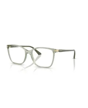 VOGUE EYEWEAR Full Rim Square Frame Eyeglasses - Transparent Green
