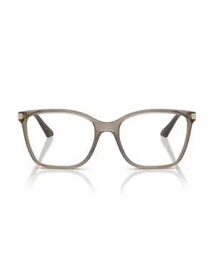 VOGUE EYEWEAR Square Frame Eyeglasses - Transparent Brown