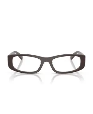 VOGUE EYEWEAR Pillow Acetate Full Rim Eyeglasses - Moka