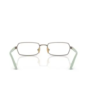 VOGUE EYEWEAR Irregular Metal Eyeglasses - Light Brown