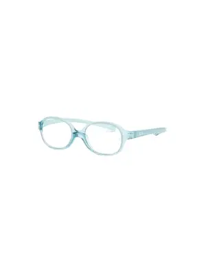 Ray-ban Oval Eyeglasses - Transparent Light Blue