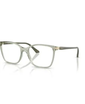 VOGUE EYEWEAR Square Frame Eyeglasses - Transparent Green