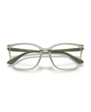VOGUE EYEWEAR Square Frame Eyeglasses - Transparent Green