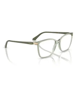 VOGUE EYEWEAR Square Frame Eyeglasses - Transparent Green