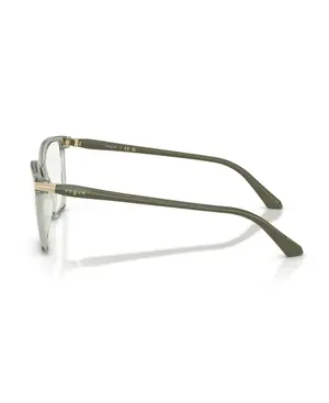 VOGUE EYEWEAR Square Frame Eyeglasses - Transparent Green