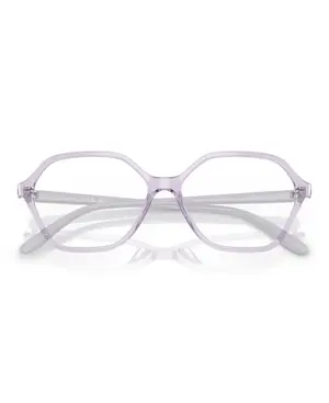 VOGUE EYEWEAR Irregular Full Rim Eyeglasses - Transparent Violet
