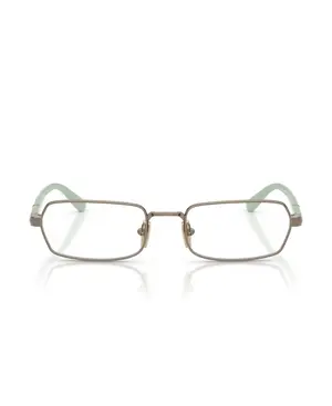 VOGUE EYEWEAR Irregular Metal Eyeglasses - Light Brown
