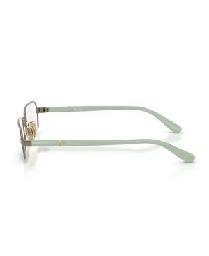 VOGUE EYEWEAR Irregular Metal Eyeglasses - Light Brown