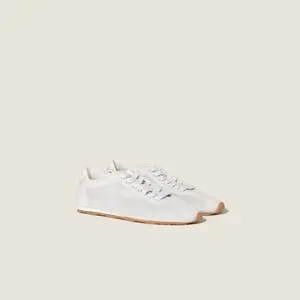 Miu Miu Plume Mesh Fabric Sneakers