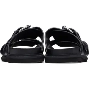 Moschino Leather Slippers