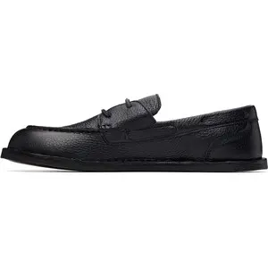 Moschino Leather Boat Shoes