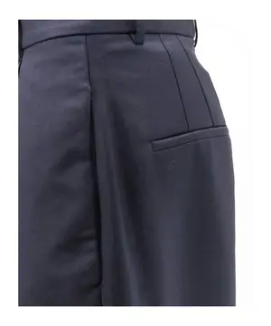 RÓHE High-waisted Pleated Straight-leg Trousers