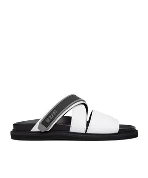 Moschino Sporty Slippers - White