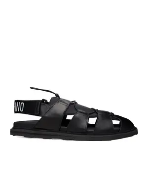 Moschino Sporty Sandals - Black