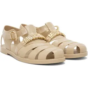 Moschino Jelly Logo Sandals