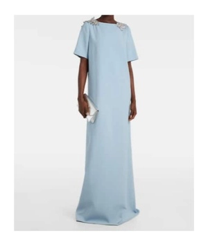 Oscar De La Renta Sequined Gown