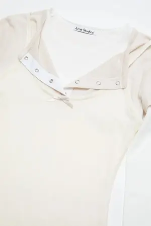 Acne Studios Layered Top With Bow