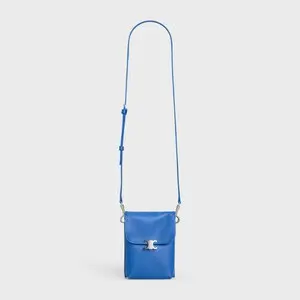 Celine Vertical Pouch Soft Triomphe In Smooth Lambskin